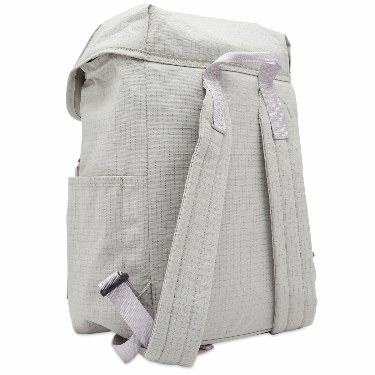 Acne Studios Men's Post Ripstop Suede Backpack in Cold Beige/Lilac ...