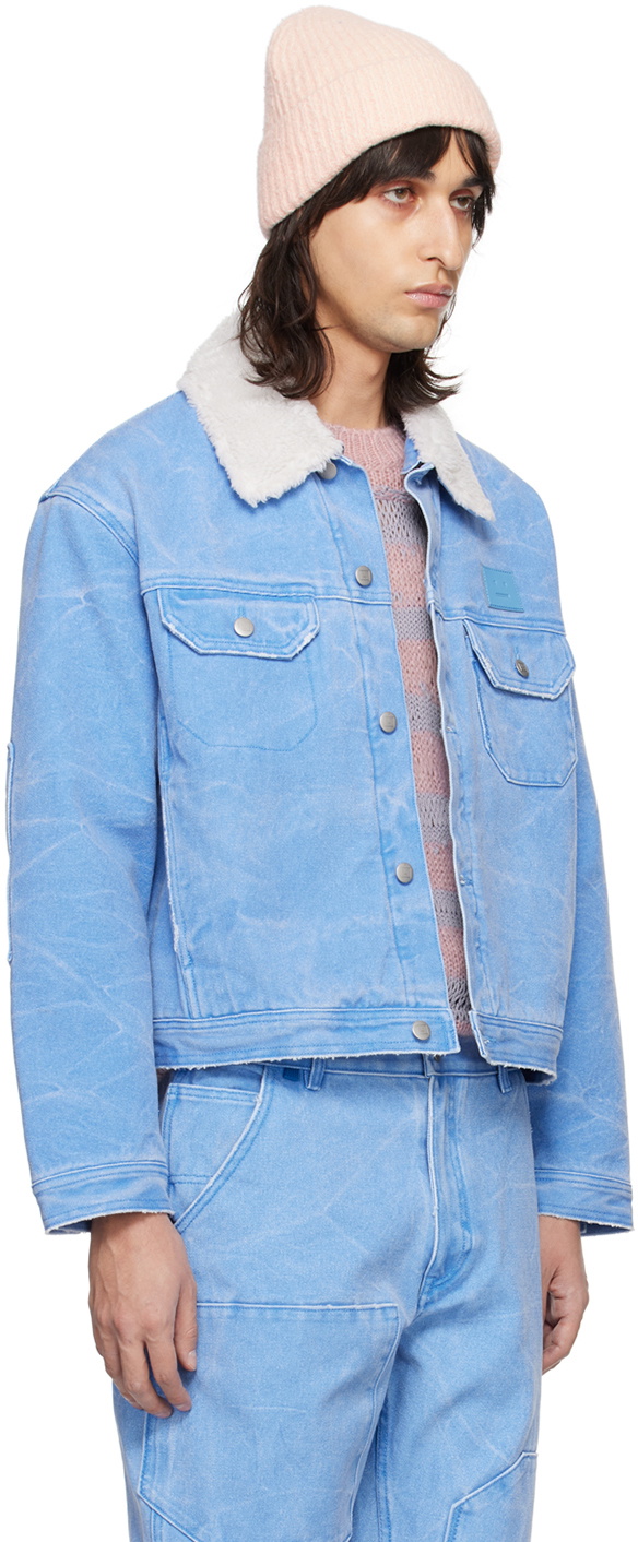 Acne Studios Blue Padded Jacket Acne Studios