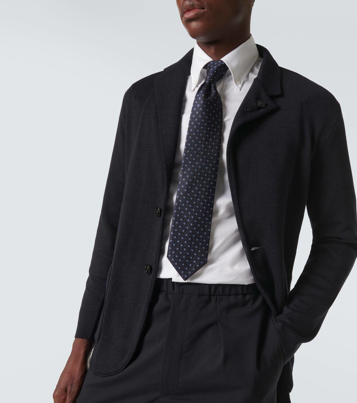 Canali Silk twill tie Canali