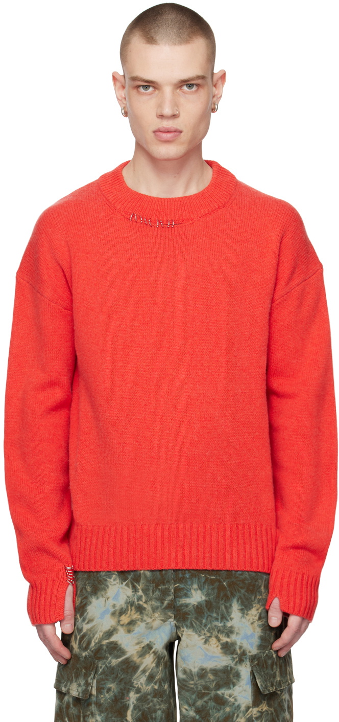 ALTU Red Pierced Sweater Altuzarra