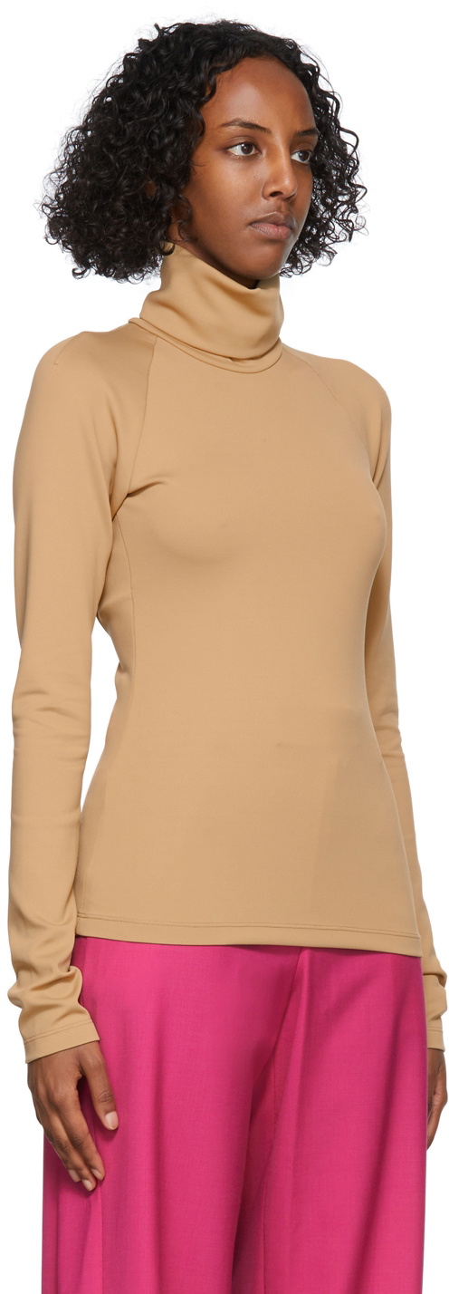 AMBUSH Beige Open Back Turtleneck Ambush