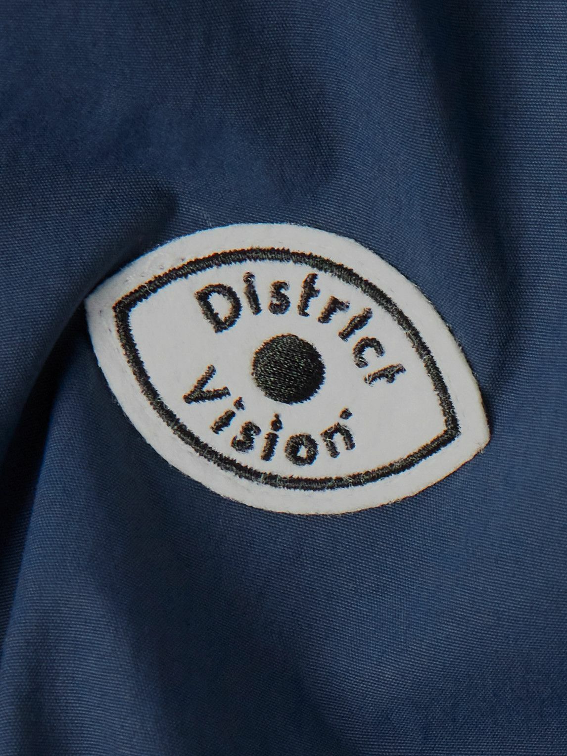 DISTRICT VISION - Nylon Track Jacket - Blue District Vision