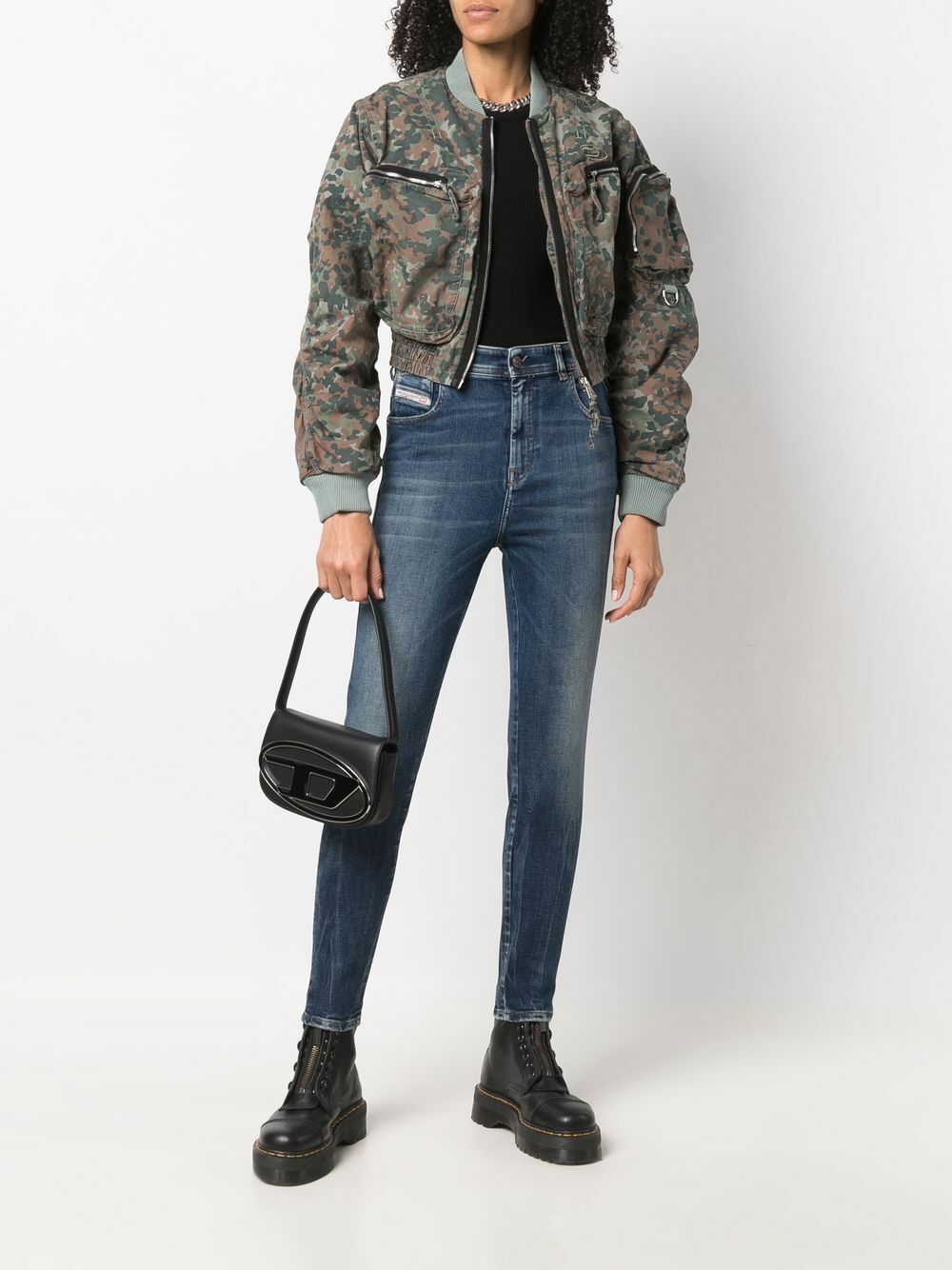 DIESEL - 1dr Leather Shoulder Bag Diesel