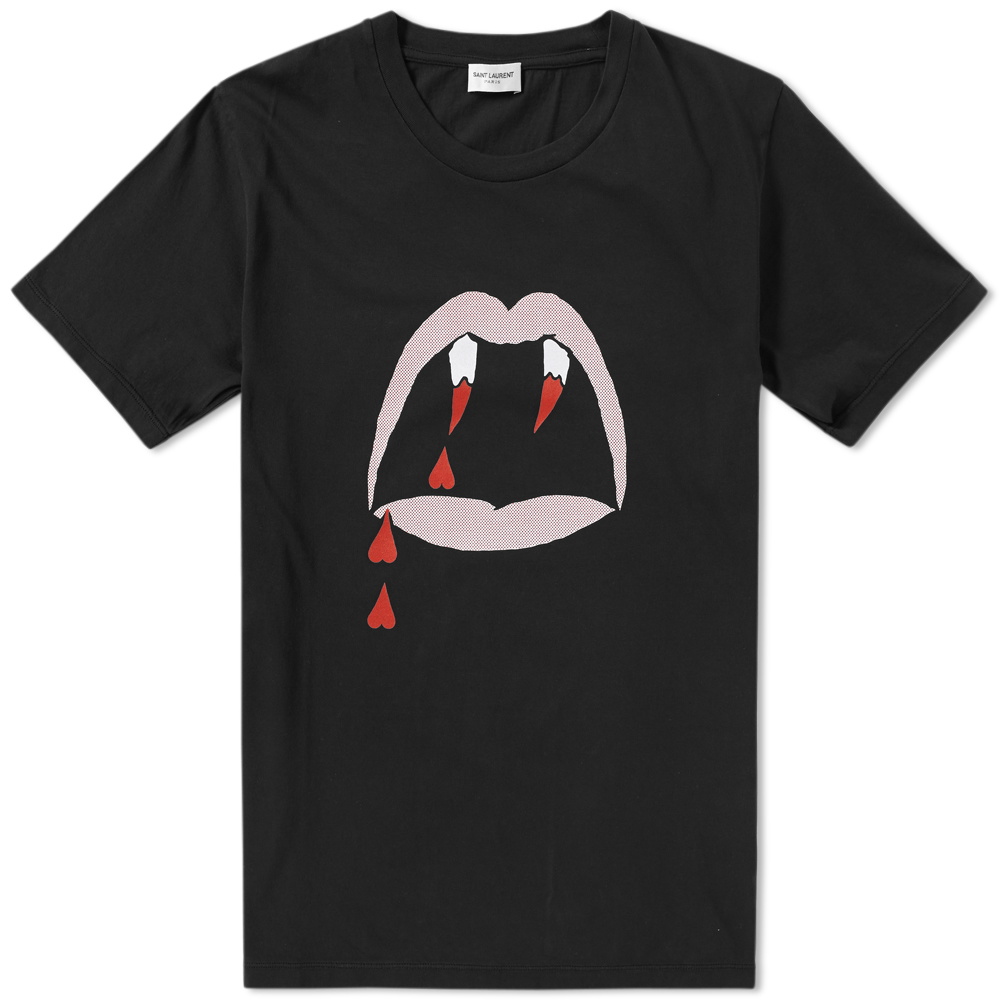 Saint Laurent Blood Luster Tee Saint Laurent