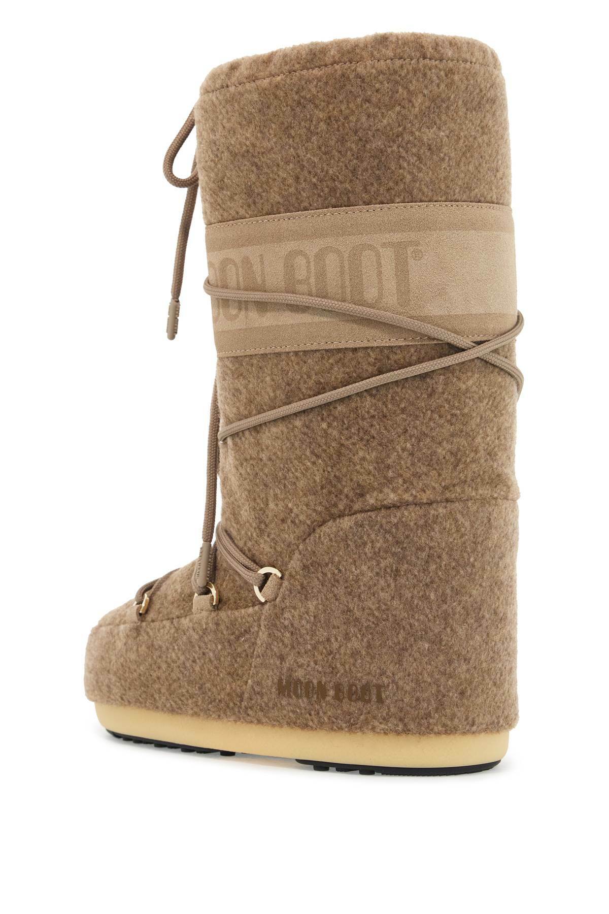 MOON BOOT icon felt snow boots an Beige Moon Boot