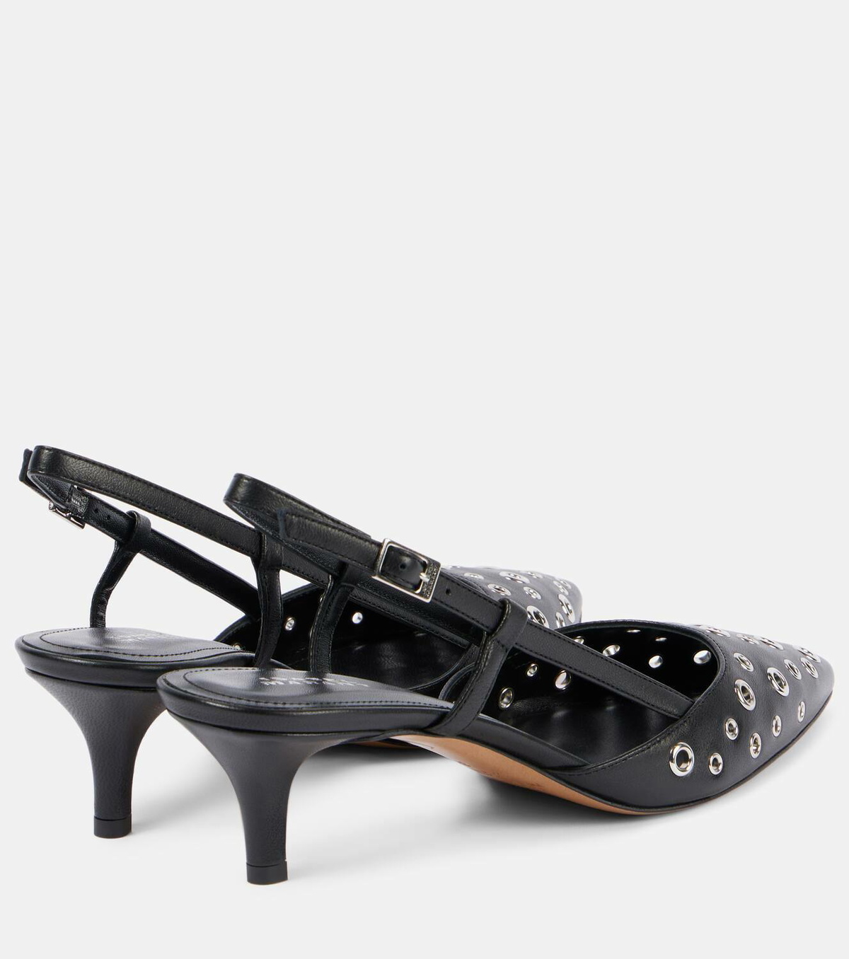 Isabel Marant Pilia leather slingback pumps Isabel Marant