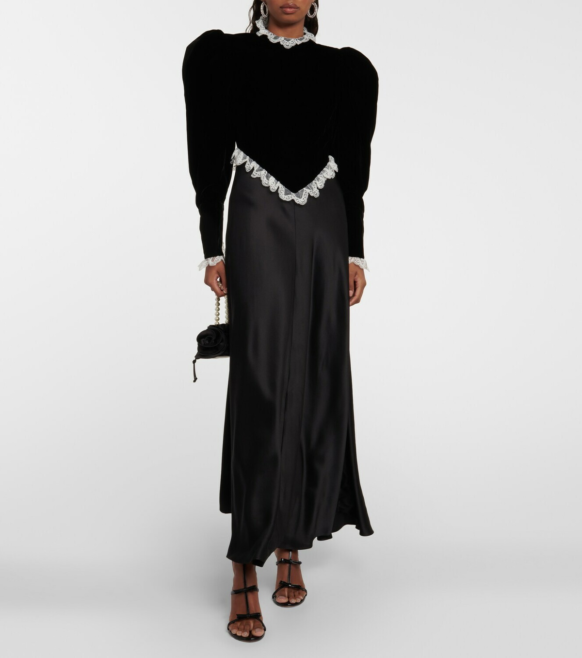 Rodarte Silk-blend maxi dress Rodarte