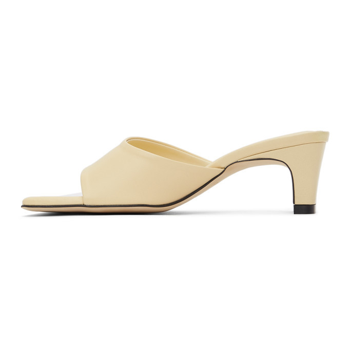 LOW CLASSIC Beige Slide Heeled Sandals Low Classic