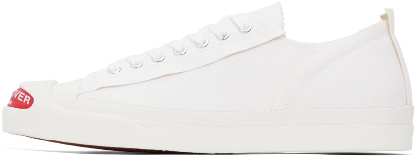 Undercover White Raw Edge Sneakers Undercover