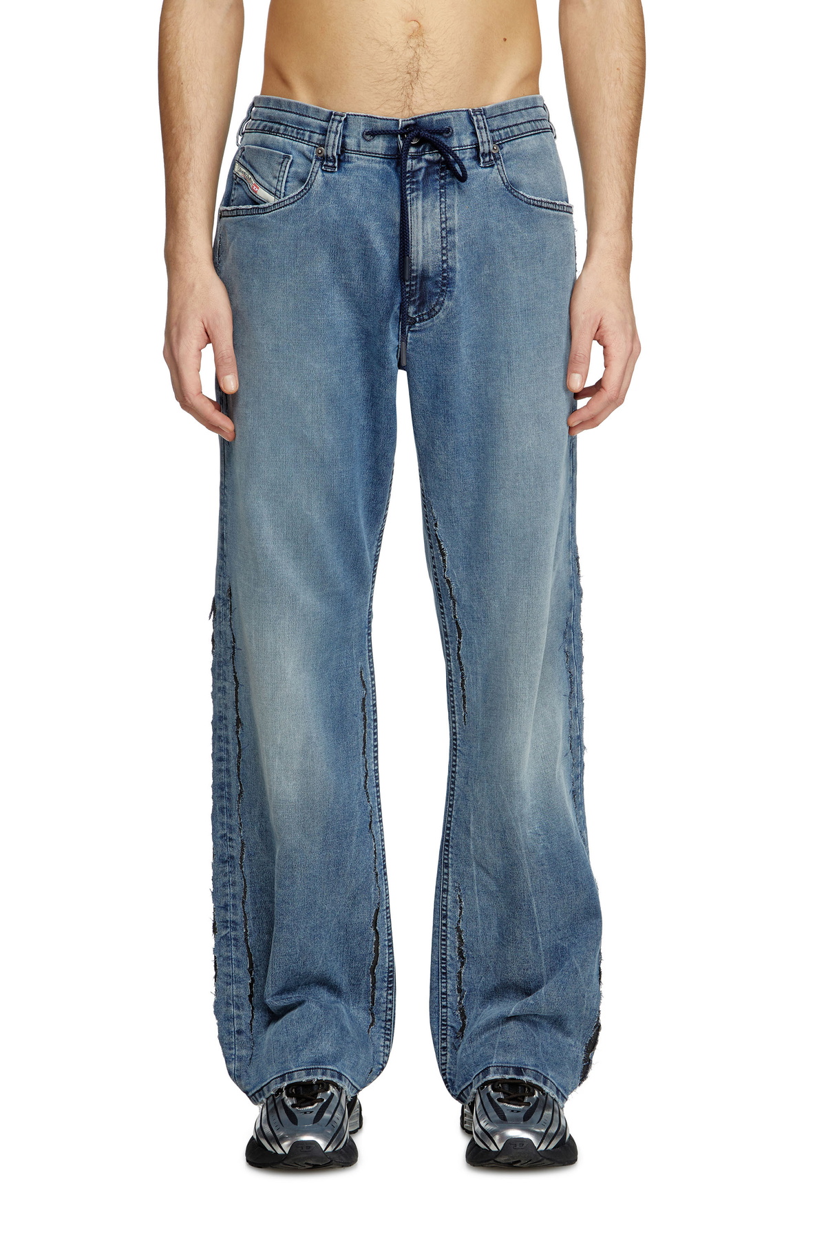 Diesel Relaxed 2080 D-Reel Joggjeans - Jeans Mens in Blue Diesel