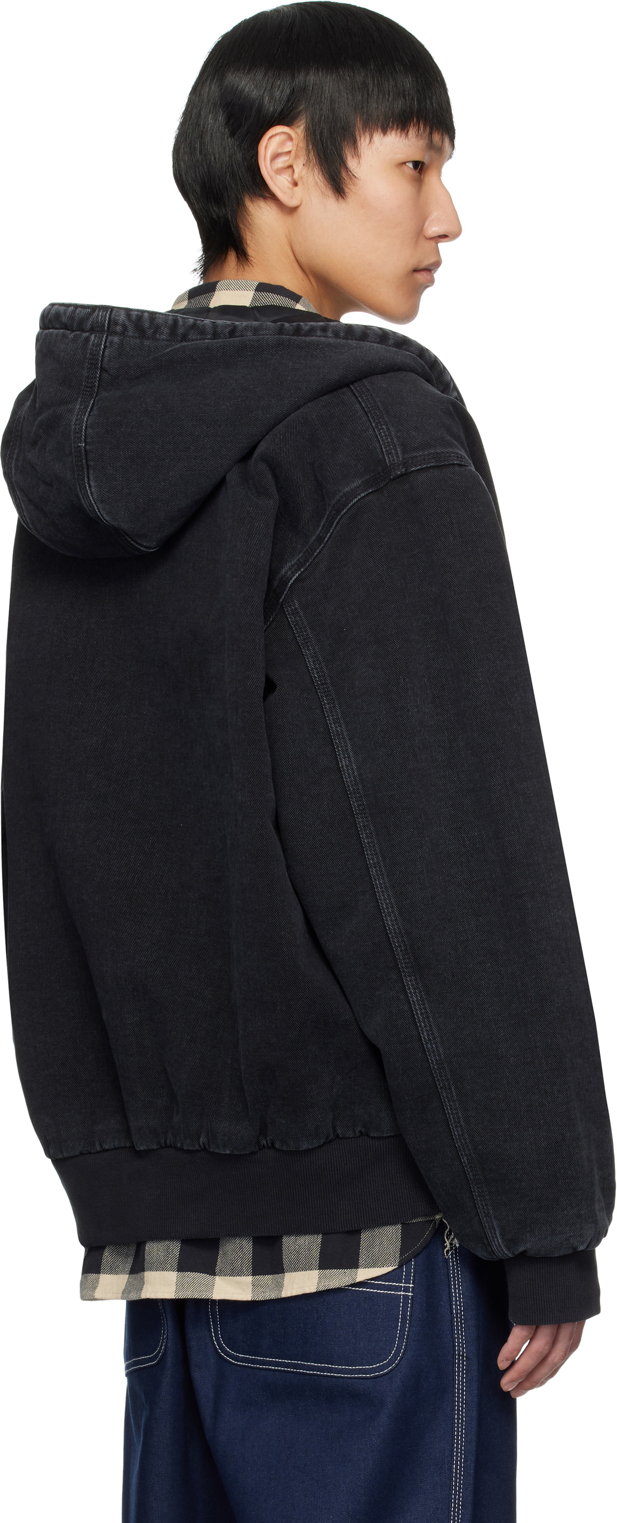 Carhartt Work In Progress Black OG Active Rivet Denim Jacket Carhartt WIP