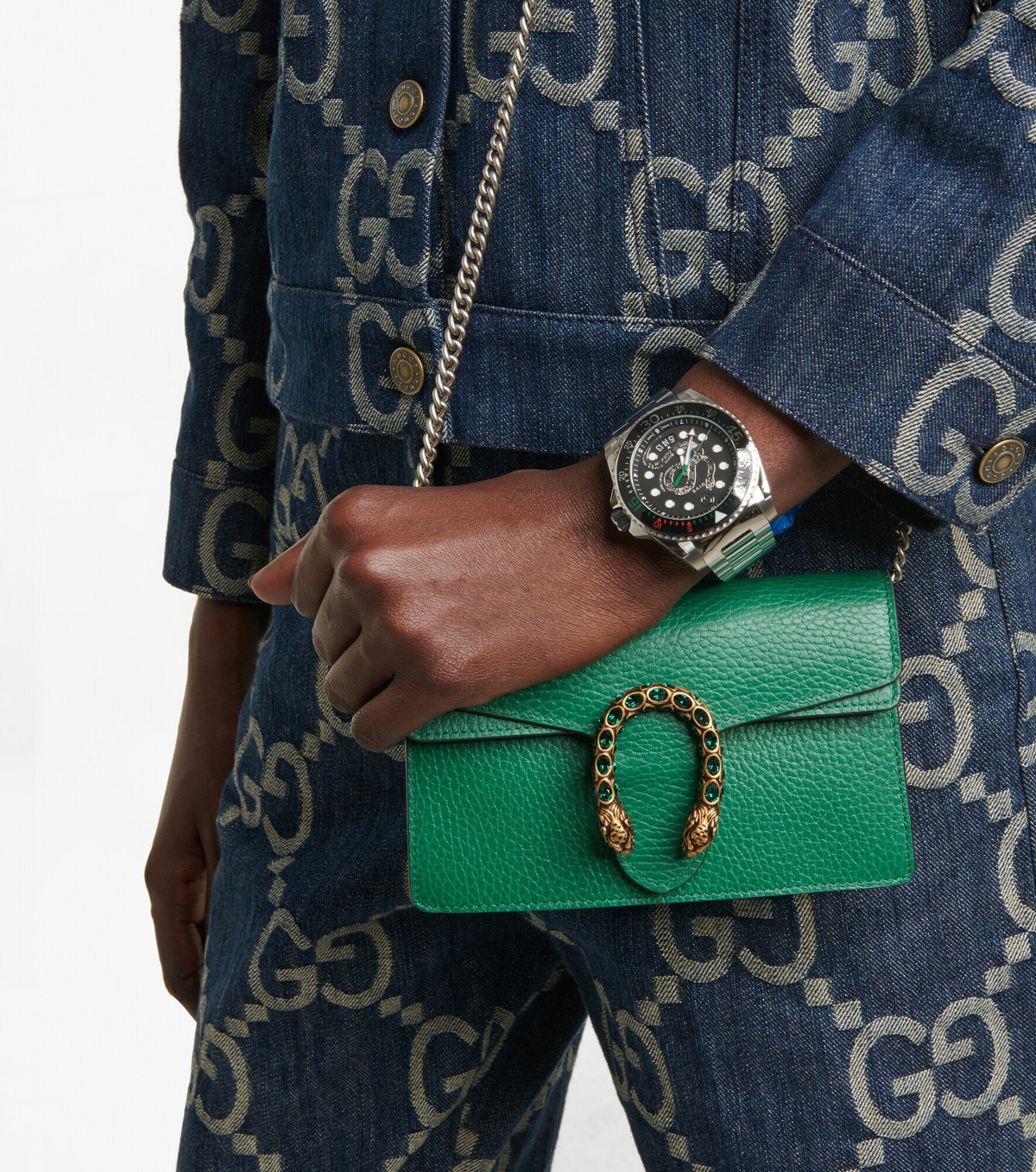Gucci - Gucci Dive 45mm steel watch Gucci