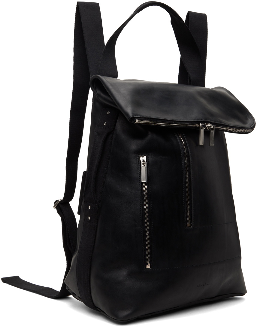 Rick Owens Black Cargo Backpack Rick Owens