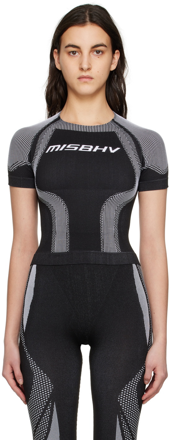 MISBHV Black & White Striped Sport Top MISBHV