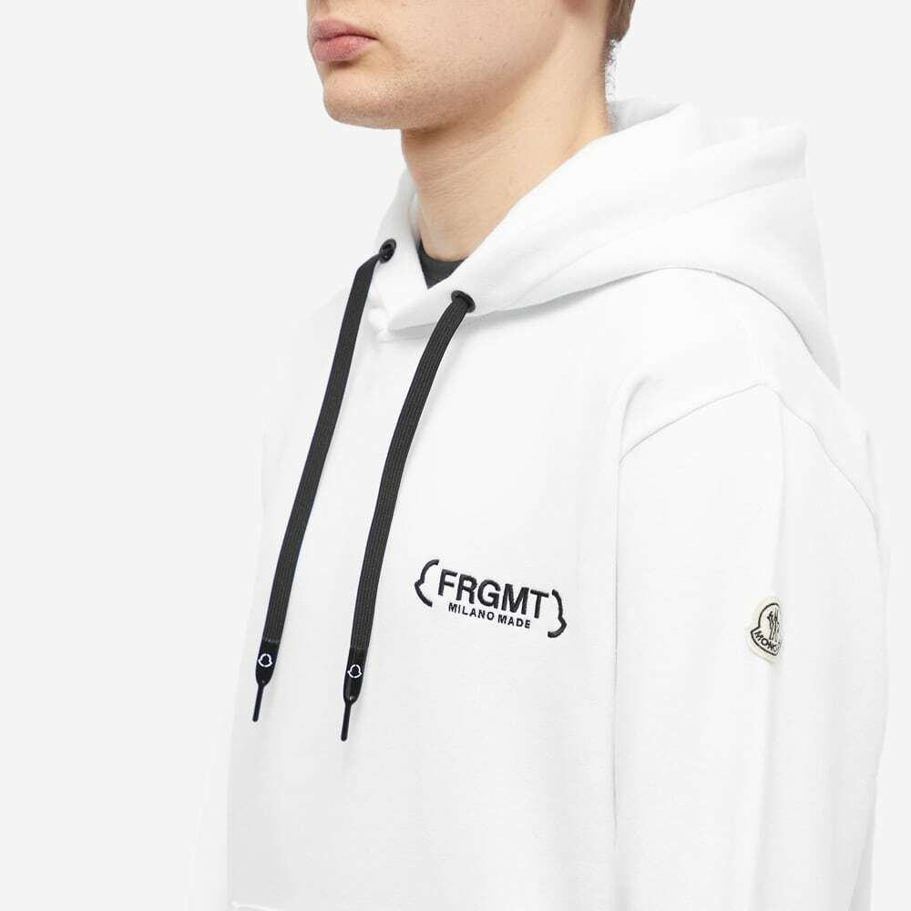 Moncler Men's Genius x Fragment FRGMT Hoody in White Moncler