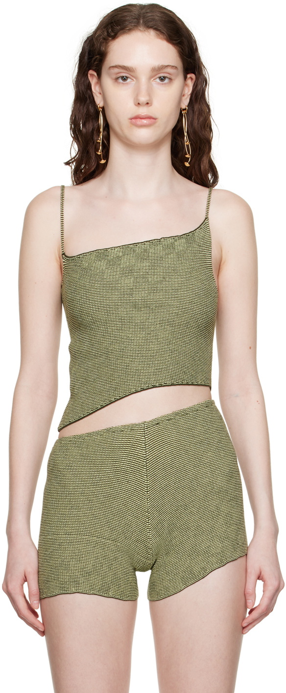 Isa Boulder Green Parallel Tank Top Isa Boulder