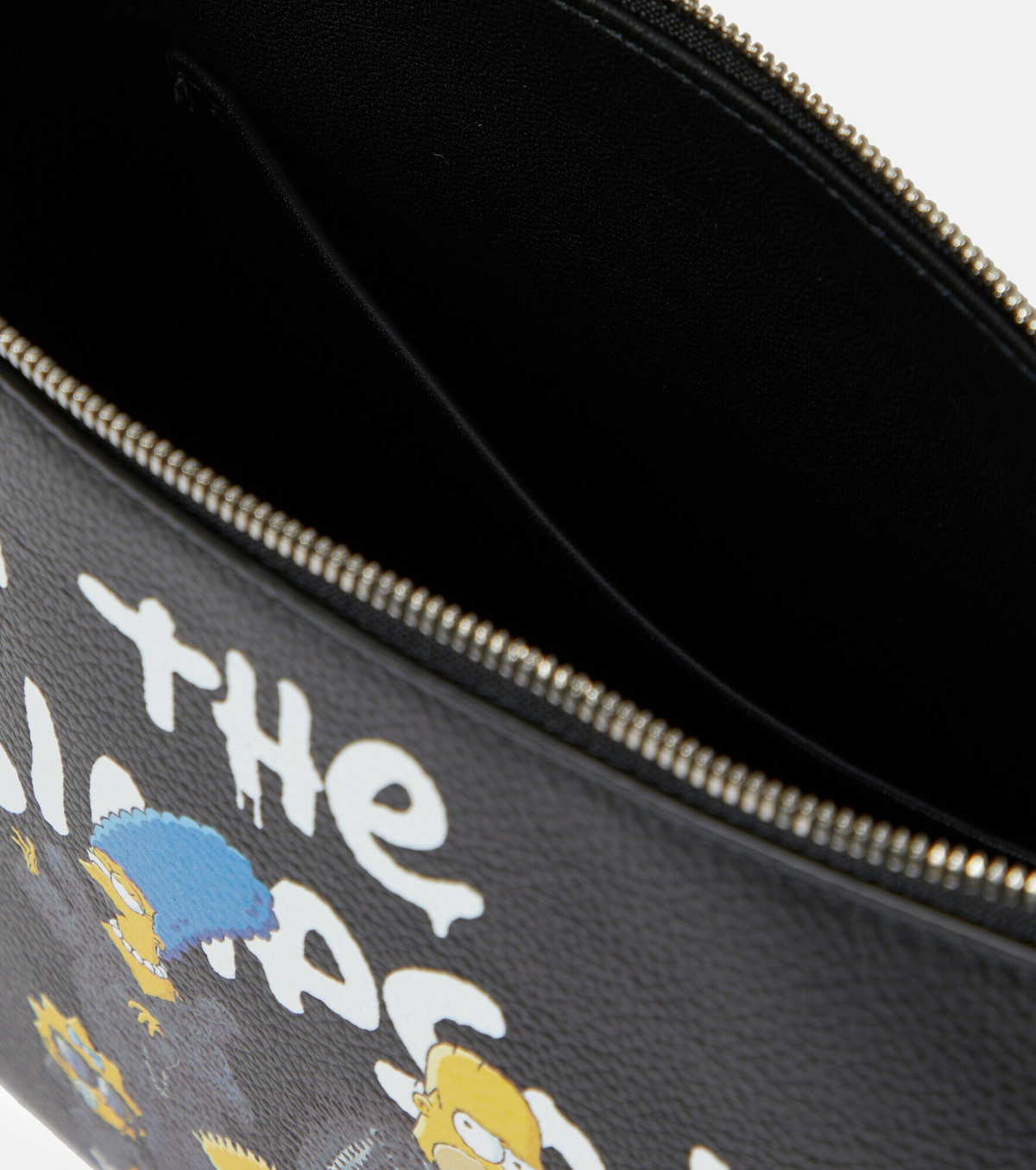 Balenciaga - x The Simpsons TM & © 20th Television leather pouch Balenciaga