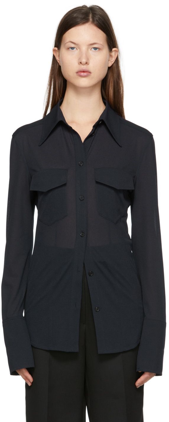 System Navy Polyester Shirt System