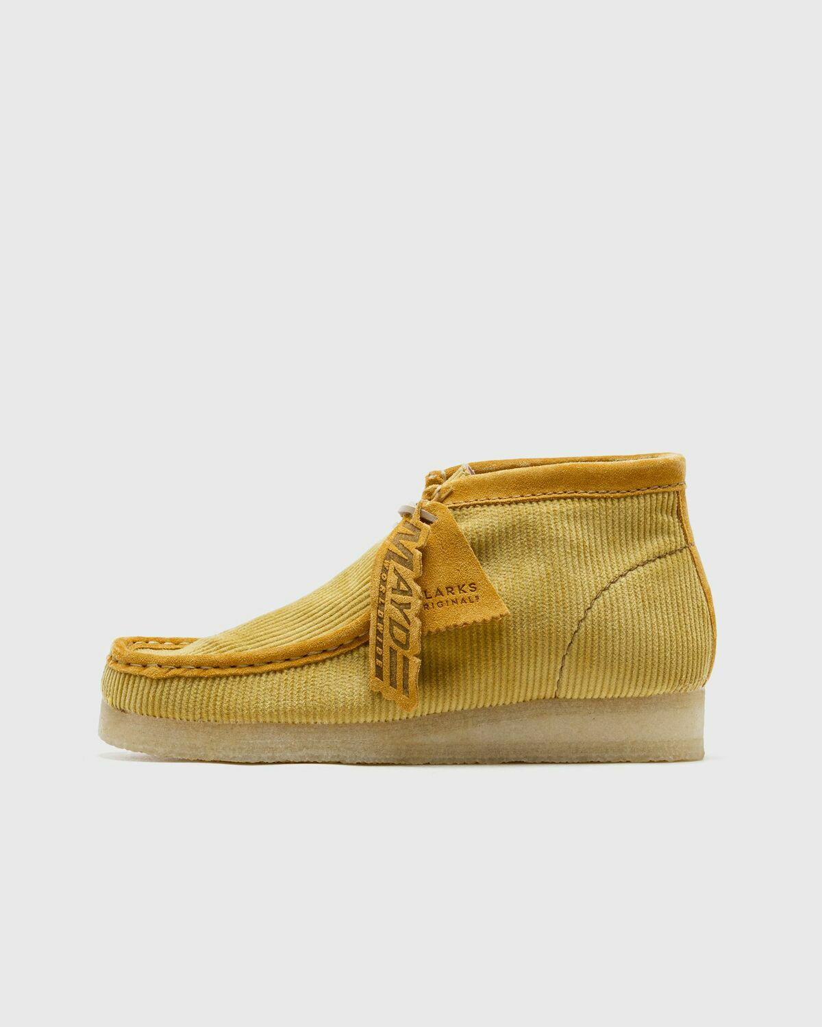 Clarks Originals Mayde X Wallabee Boot Yellow Boots Clarks Originals