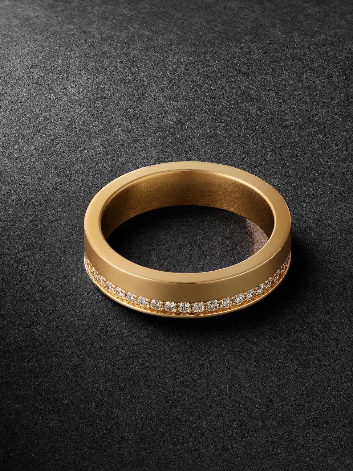 Le Gramme - 9g 18-Karat Gold Diamond Ring - Gold Le Gramme