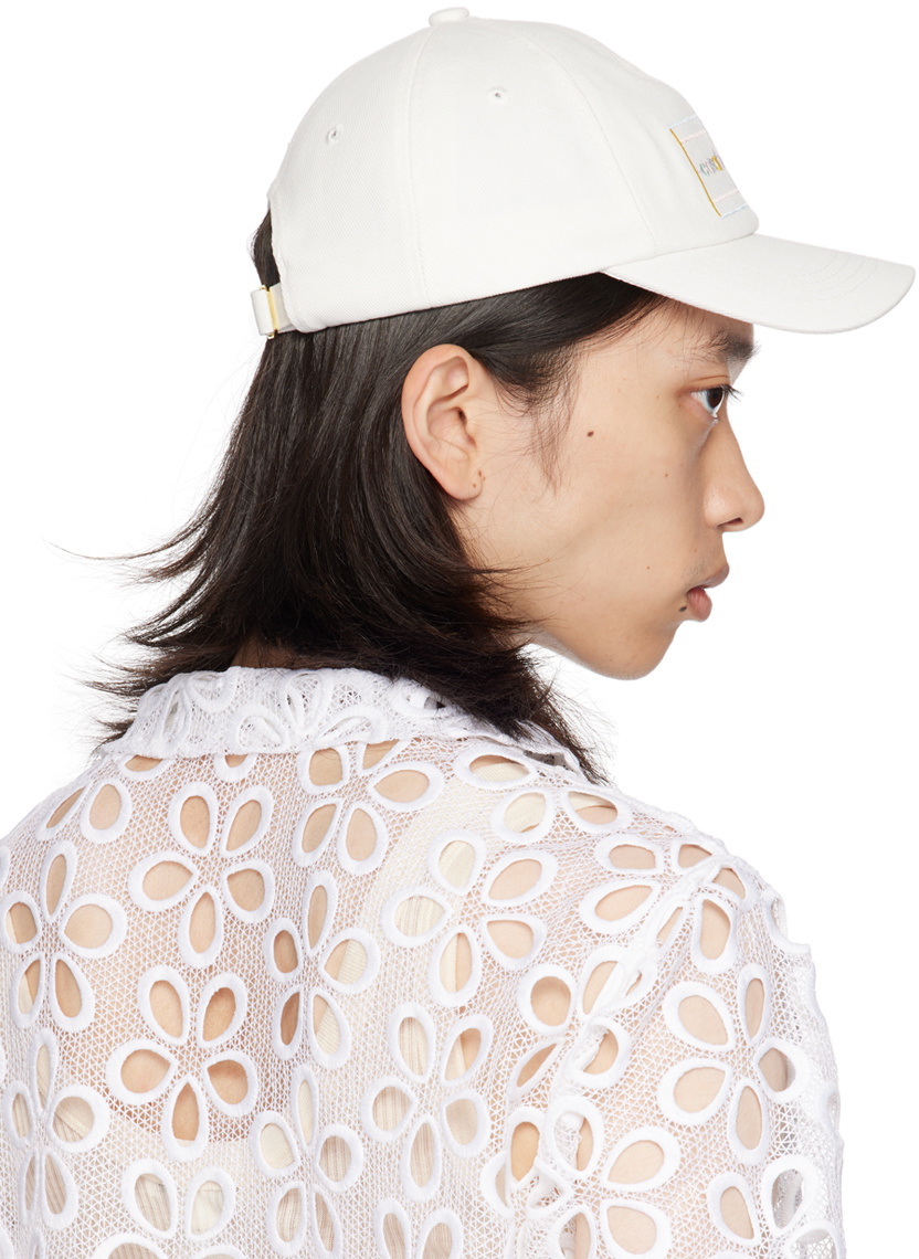 Casablanca White Pastel Court Cap Casablanca