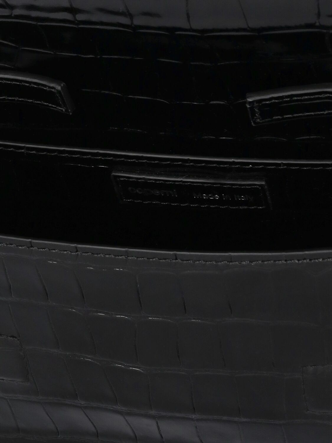 COPERNI Mini Folder Embossed Leather Bag Coperni