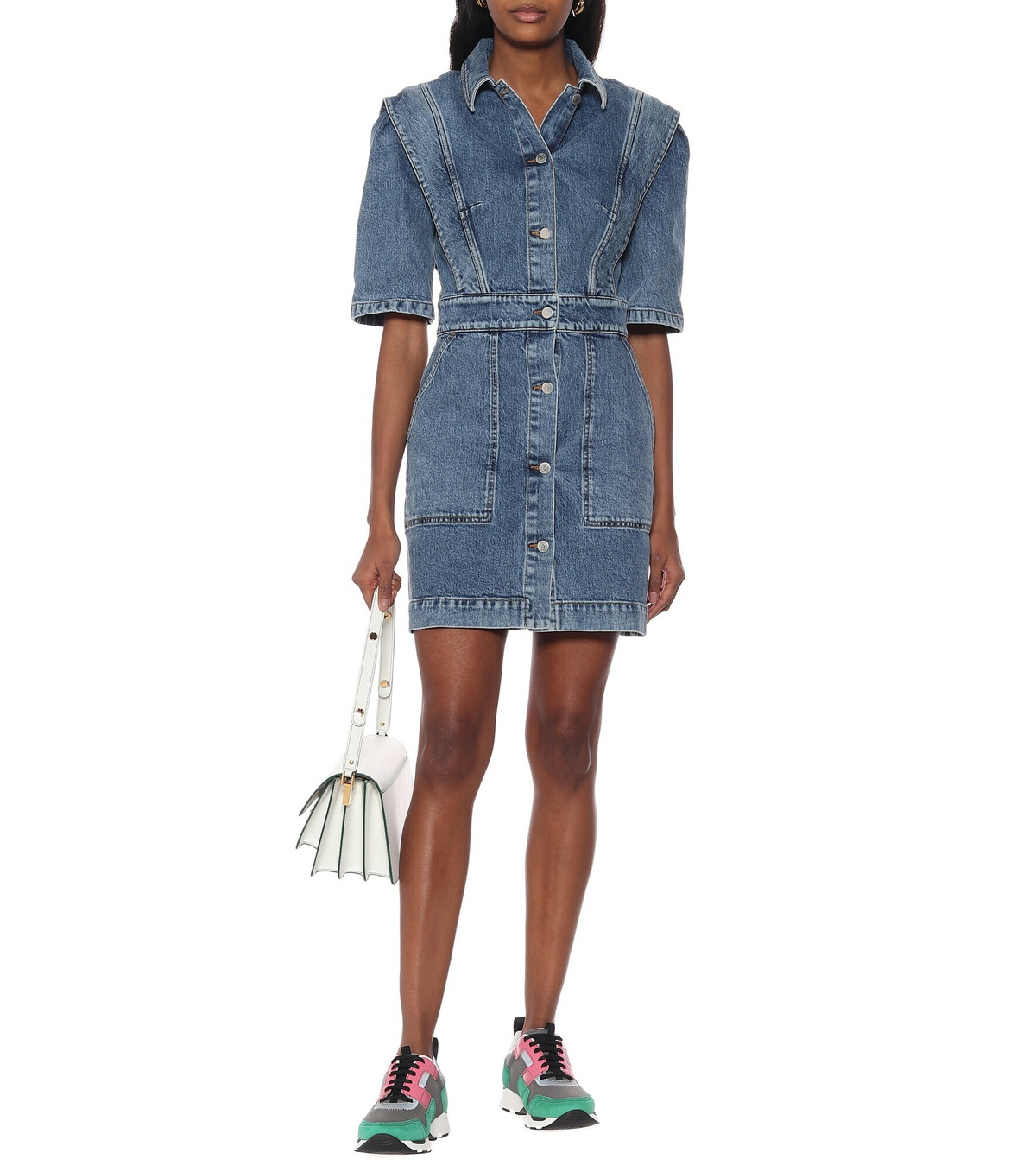 Stella McCartney - Stretch-denim dress Stella McCartney