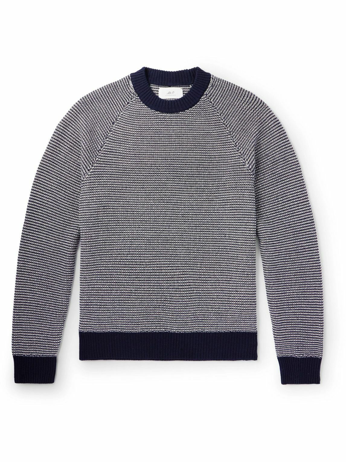 Mr P. - Merino Wool Sweater - Blue Mr P.
