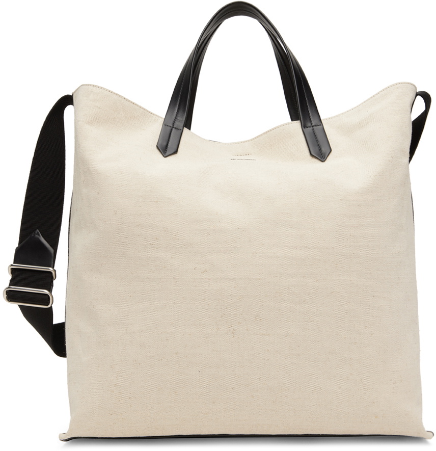 Jil Sander Off-White Medium Tape Tote Jil Sander