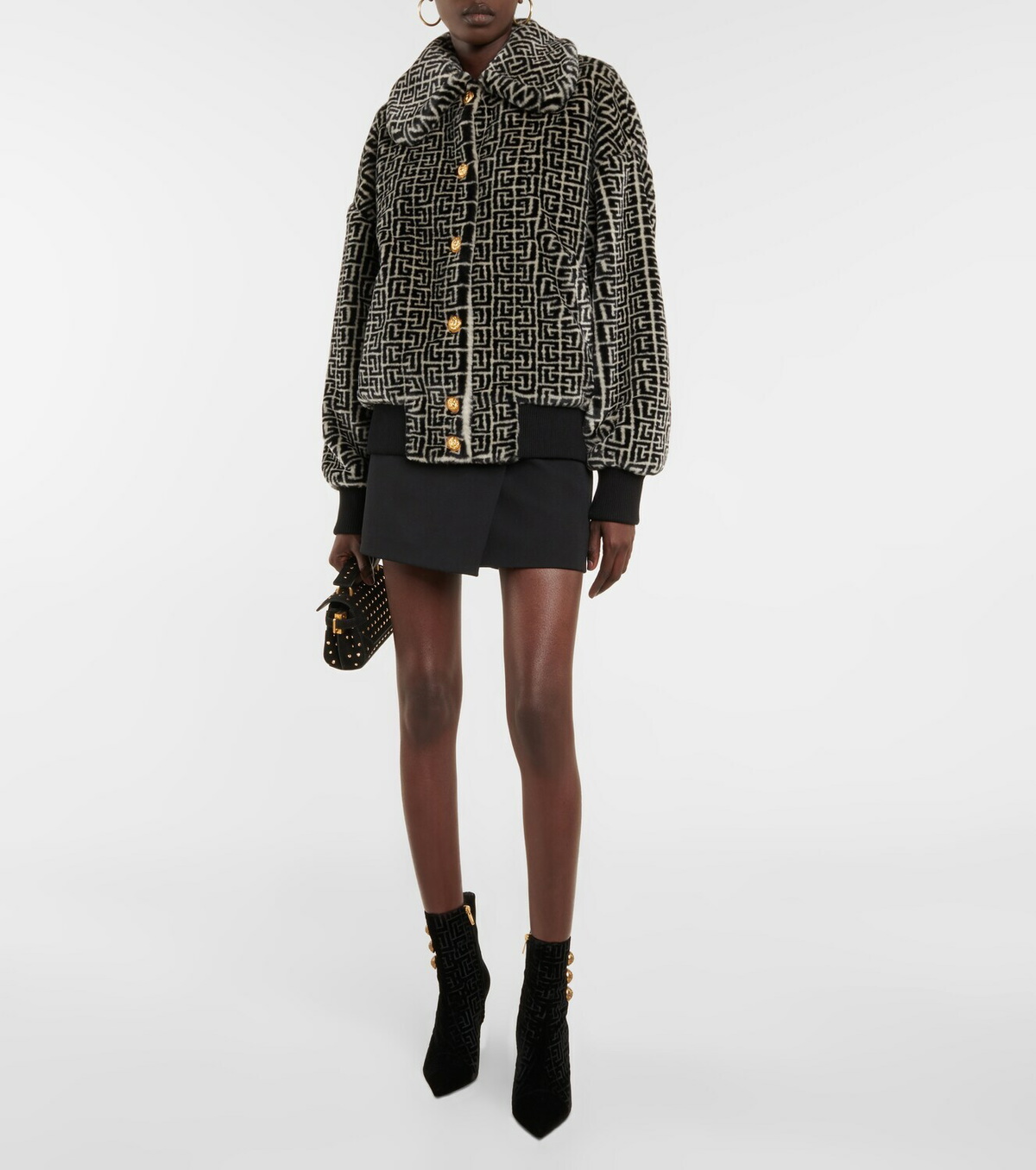 Balmain Monogram wool jacket Balmain