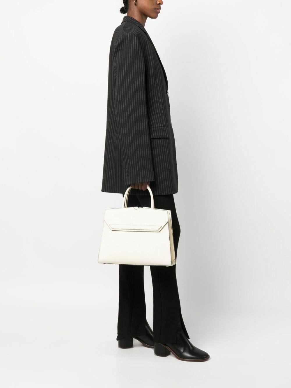 VALEXTRA - Duetto Leather Handbag Valextra