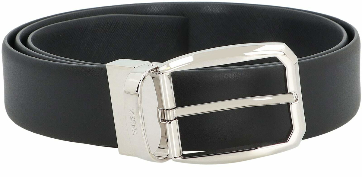 Zegna Reversible Leather Belt Zegna