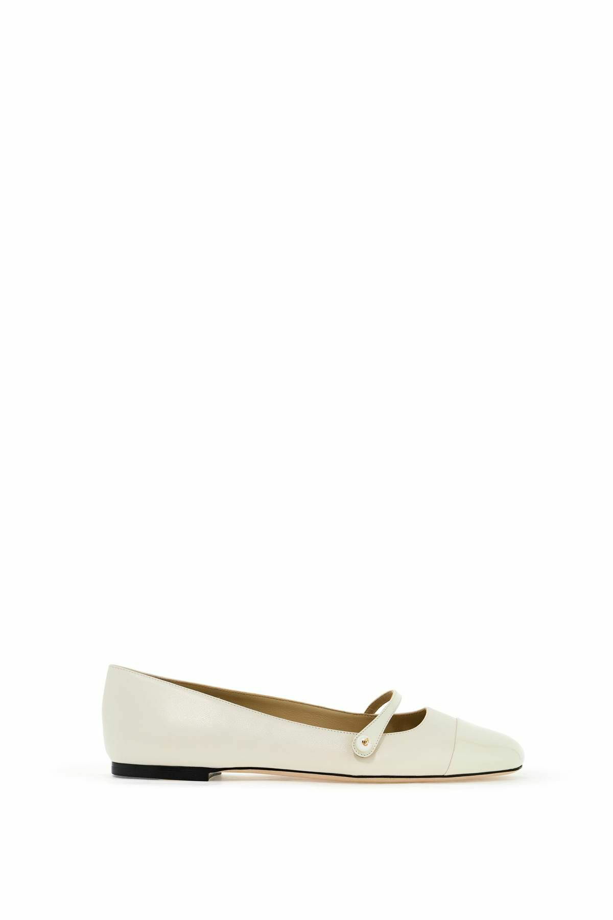 JIMMY CHOO elisa ballet flats in nappa leather White Jimmy Choo