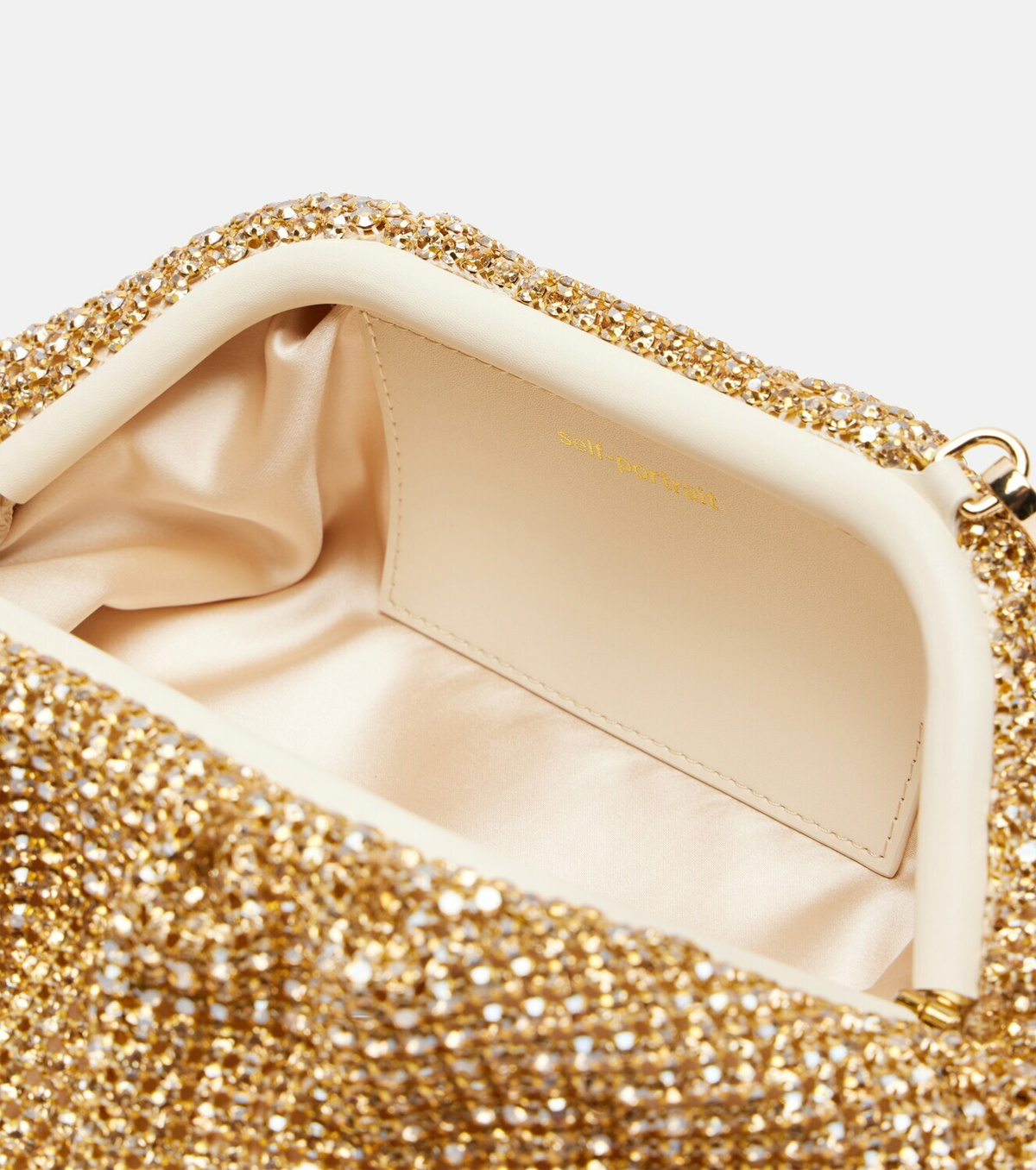 Self-Portrait Crystal-embellished shoulder bag Self-Portrait