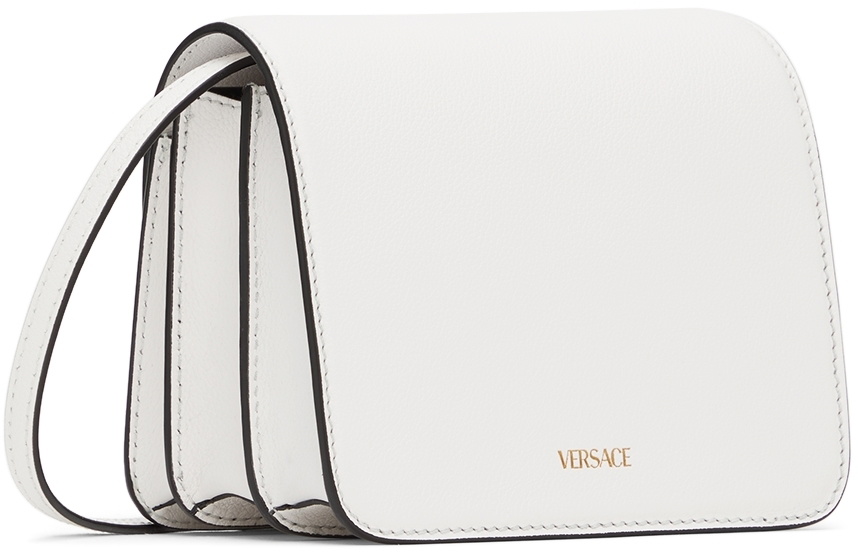 Versace White 'La Medusa' Shoulder Bag Versace
