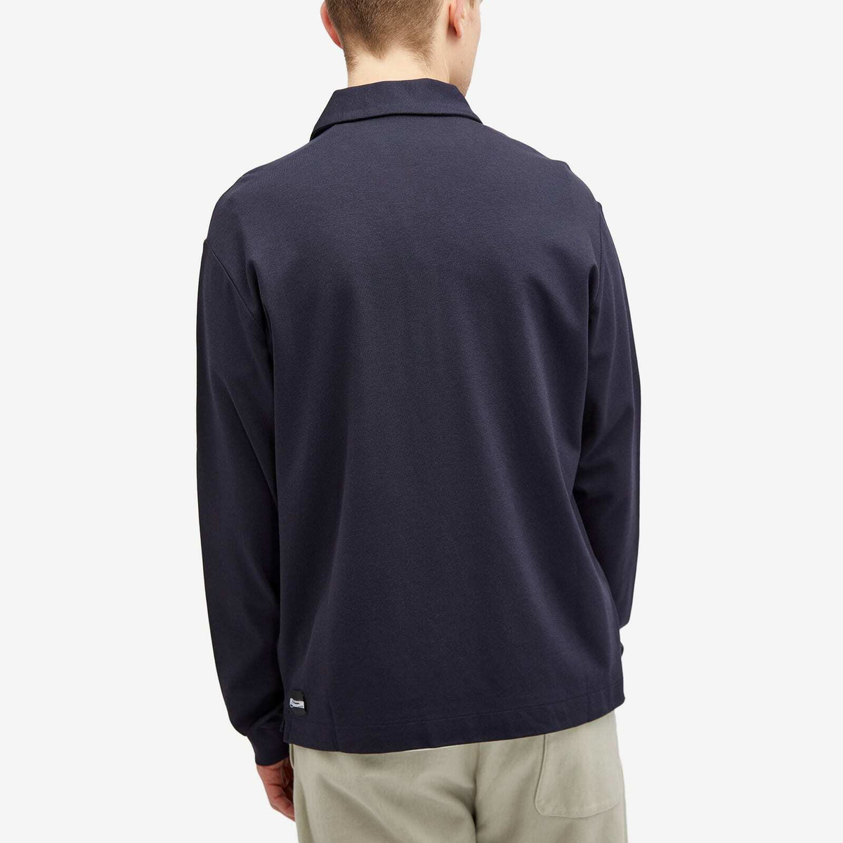 Our Legacy Men's Piquet Polo Shirt in Navy Our Legacy