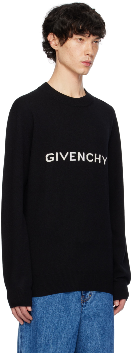 Givenchy Black Jacquard Sweater Givenchy