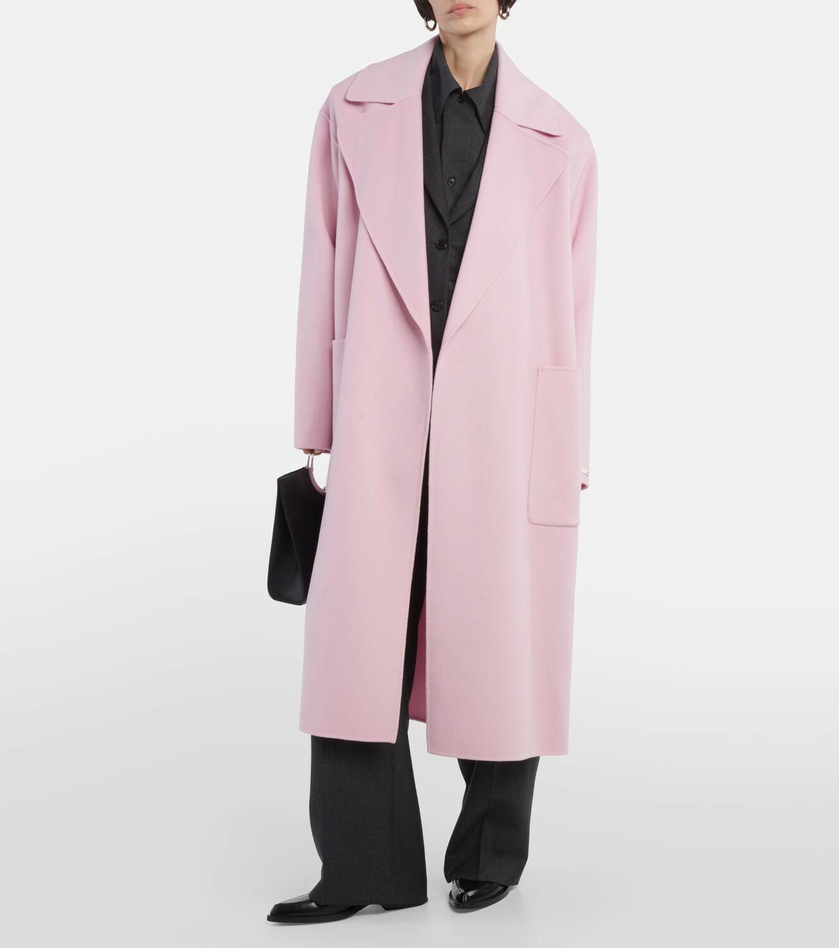 Sportmax Polka wool wrap coat Sportmax