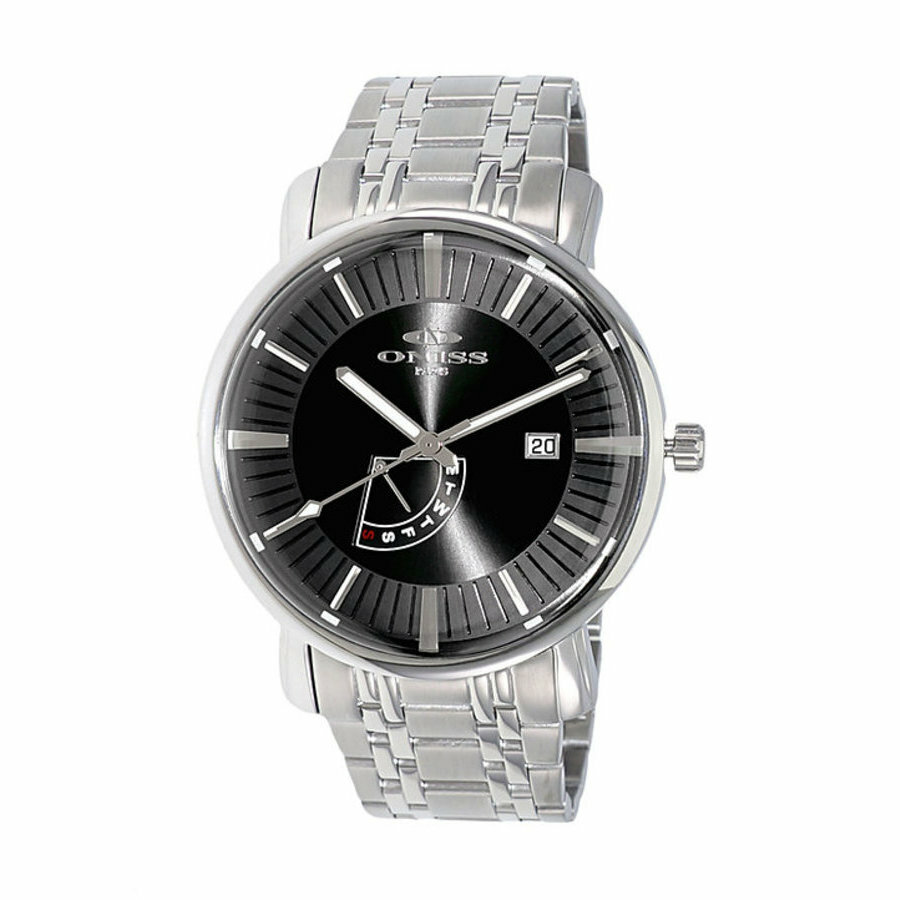 Oniss Sorrento Quartz Black Dial Mens Watch ON2626-MBK Oniss