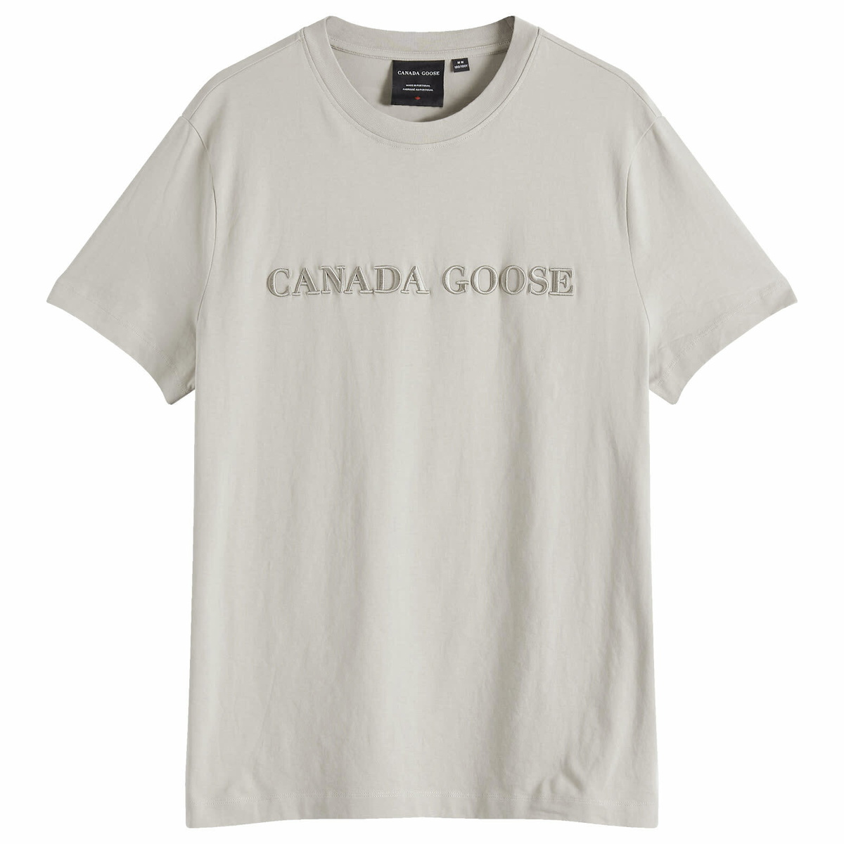 Canada Goose Men's Embroidered Wordmark Emersen T-Shirt in Limestone ...