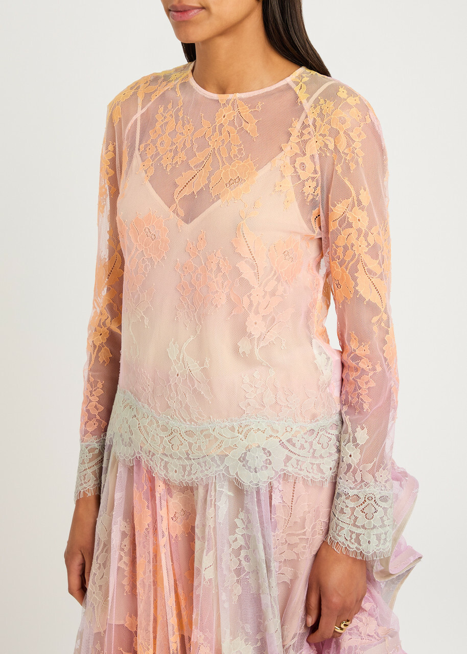 Zimmermann Dawning Lace top Multicoloured 1 Zimmermann