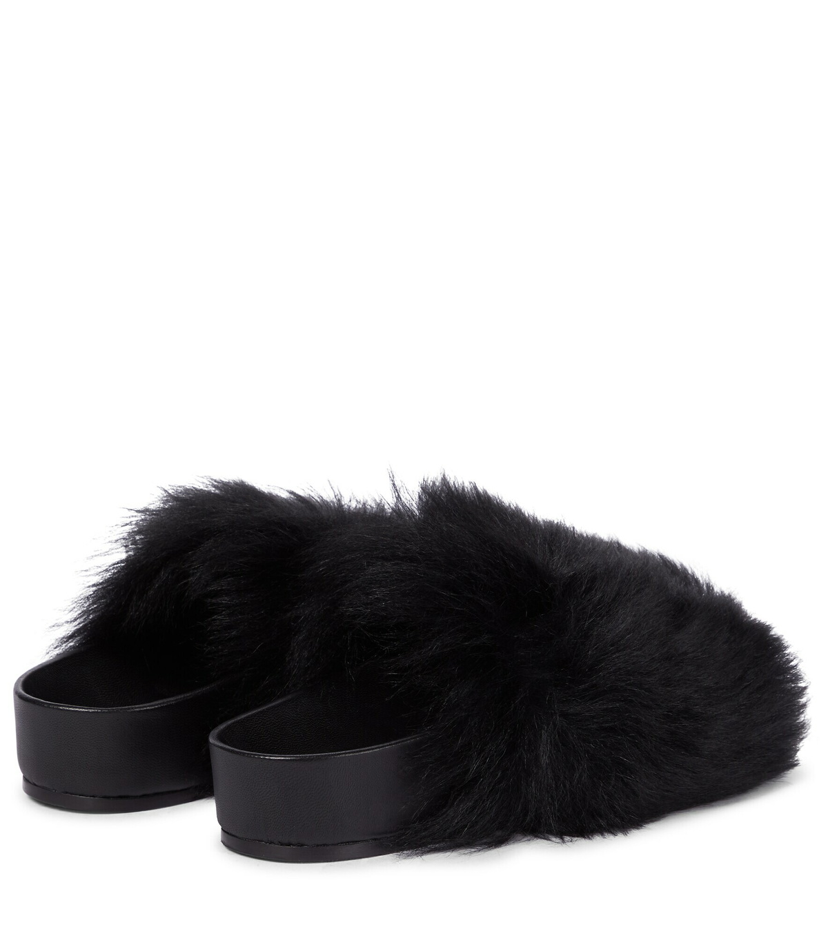 Jil Sander - Faux shearling slides Jil Sander