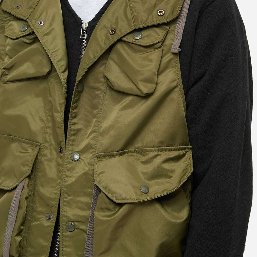 Engineered Garments Men's Field Vest in Olive Engineered Garments