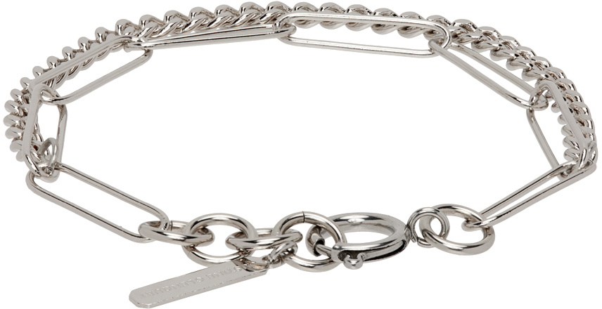 Justine Clenquet SSENSE Exclusive Silver Pixie Bracelet Justine Clenquet