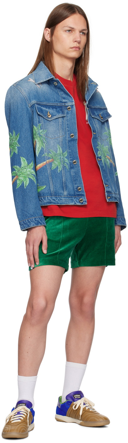 Casablanca Red Leaning Column T-Shirt Casablanca