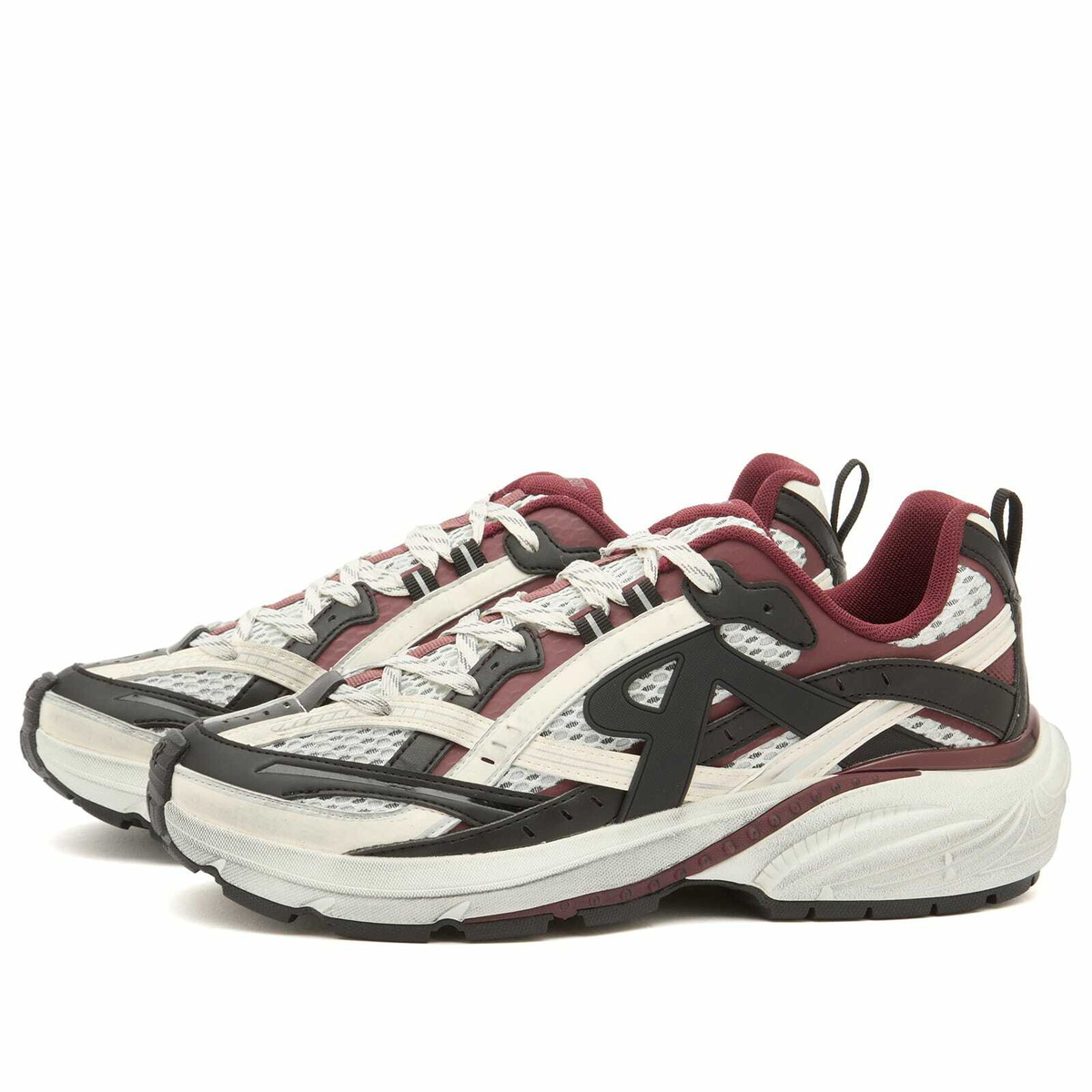 Represent Men's Storm Distressed Runner in Maroon Represent