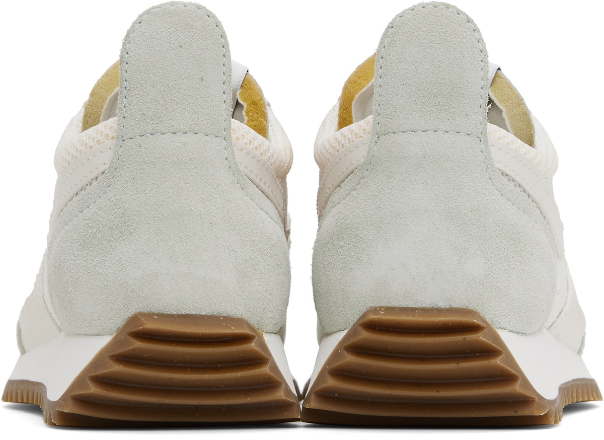 rag & bone Off-White & Green Retro Runner Sneakers Rag and Bone