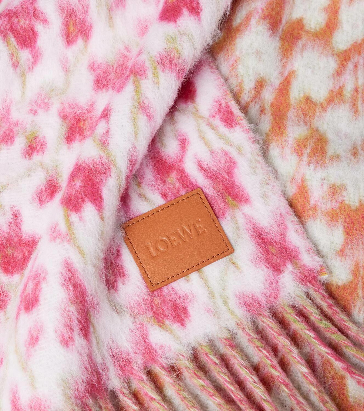 Loewe Floral wool-blend scarf Loewe