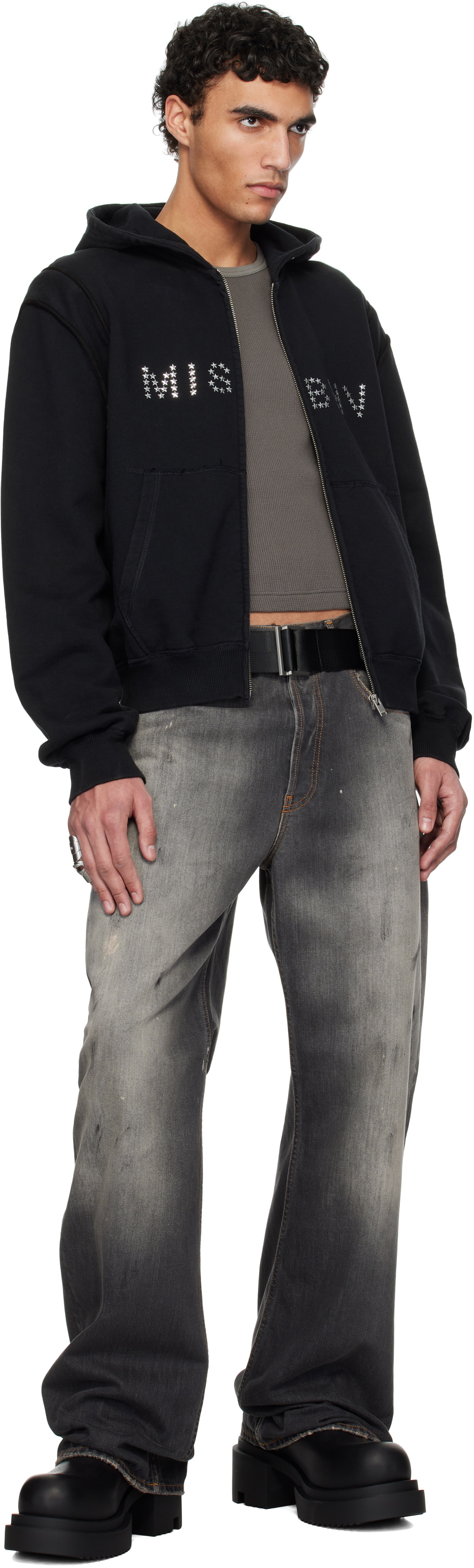 MISBHV Silver Armor Ring MISBHV