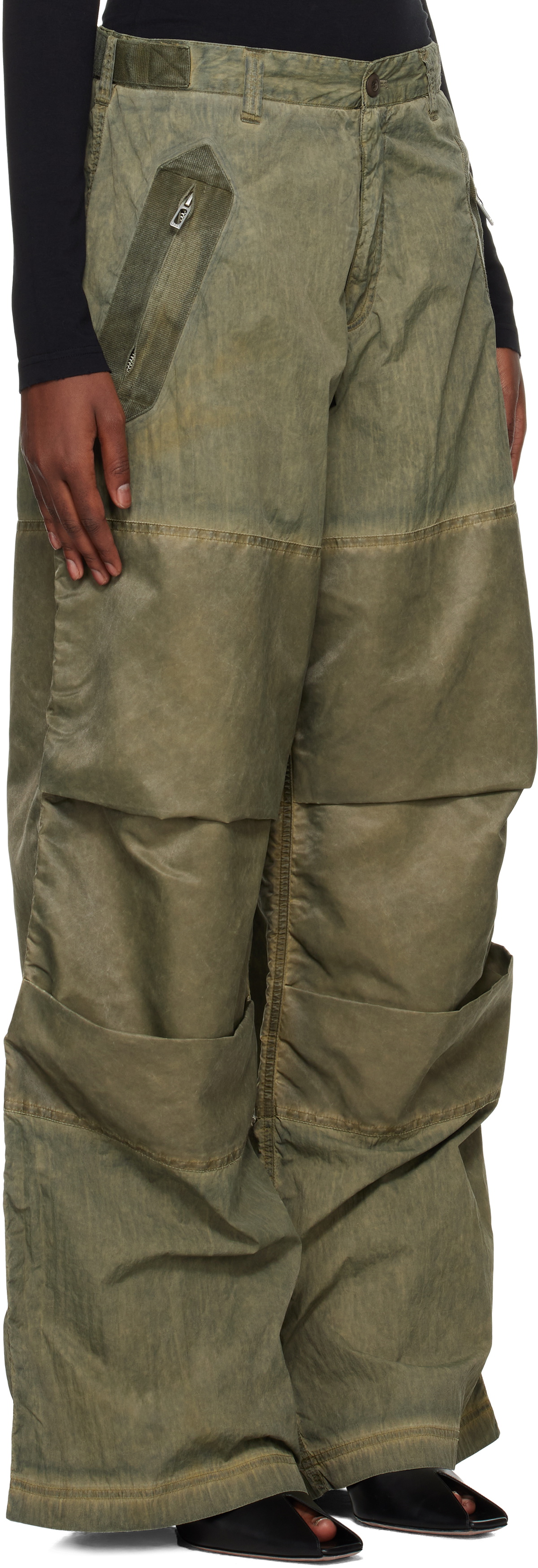 032c Khaki 'Clay' Utility Trousers 032c
